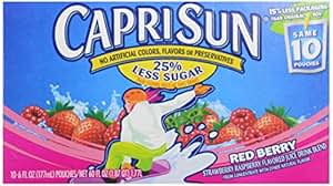 Amazon.com : Capri Sun Red Berry 10 pk : Fruit Juices : Grocery ...