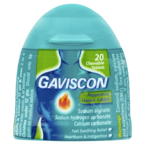 Gaviscon Heartburn and Indigestion Relief Tablets Handy Pack ...