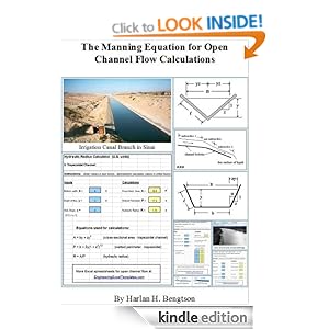 The Manning Equation for Open Channel Flow Calculations online - Brydon