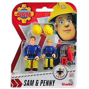 Fireman Sam - Set of figures - Sam & Penny FS91051: Amazon.co.uk: Toys ...