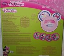 Disney Minnie Mouse Bow-Tique "Sing with Me" CD Player | gamxibgfba85's ...