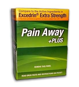 Amazon.com: Pain Away Plus 50 Pouches X 2 Pills each Total 100 Pills ...