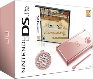 Nintendo DS Lite Metallic Rose with Nintendogs Best Friends (NDS Pink ...