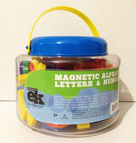 ABC Magnets - 109 Magnetic Alphabet Letters & Numbers With Take Along ...