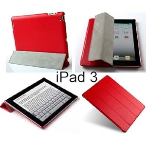 Invision® New iPad 3 Case – Front & Back Protection Smart Cover With ...