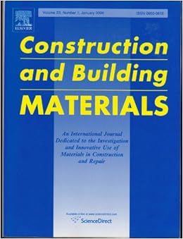Construction and Building Materials ISSN 0950-0618 (An International ...
