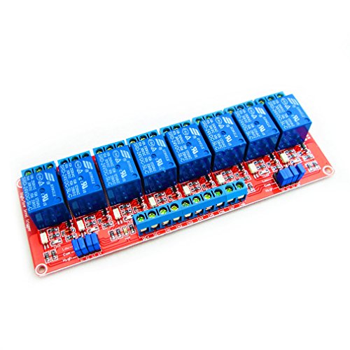 Buy HiLetgo 24V 8 Channel Relay Module With OPTO-Isolated Support High ...