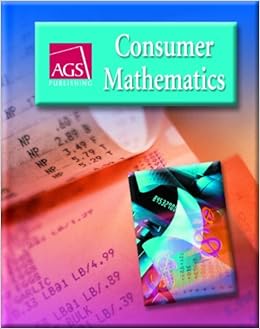 Amazon.com: CONSUMER MATHEMATICS STUDENT TEXT (9780785429432): AGS ...