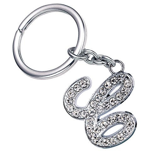 Price tracking for: Fashion Bling Bling Letter C Key Ring Creative ...