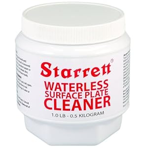 Amazon.com: Starrett 81828 Waterless Surface Plate Cleaner 16 oz Jar ...
