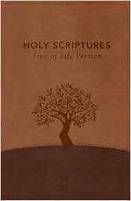 TLV Thinline Bible, Holy Scriptures, Walnut/Brown, Tree Design ...