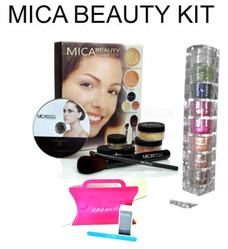 Lowest Price !! Mica Beauty Mineral Makeup Deluxe Kit Color: Tan +8 ...