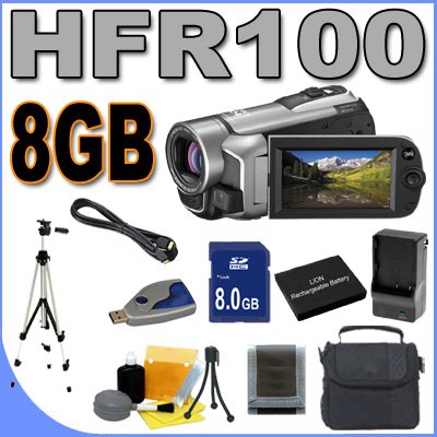Canon VIXIA HF R100 Dual Flash Memory Camcorder BigVALUEInc Accessory ...