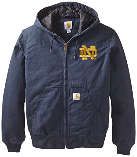 NCAA Notre Dame Fighting Irish Men's Ripstop Active Jacket, Navy, XX ...