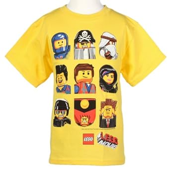 Amazon.com: Lego Boys' Movie Character Montage T-Shirt: Clothing