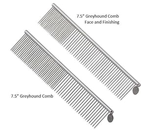 Pet Combs : Amazon.com: Geib Stainless Steel Greyhound Comb, 7.5-Inch