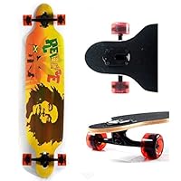 Atom Pin-Tail Longboard (50-Inch) by Atom at the Mizzle Blue â„¢