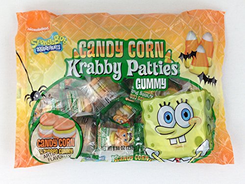 Spongebob Squarepants Candy Corn Flavored Krabby Patties Gummy Snacks ...