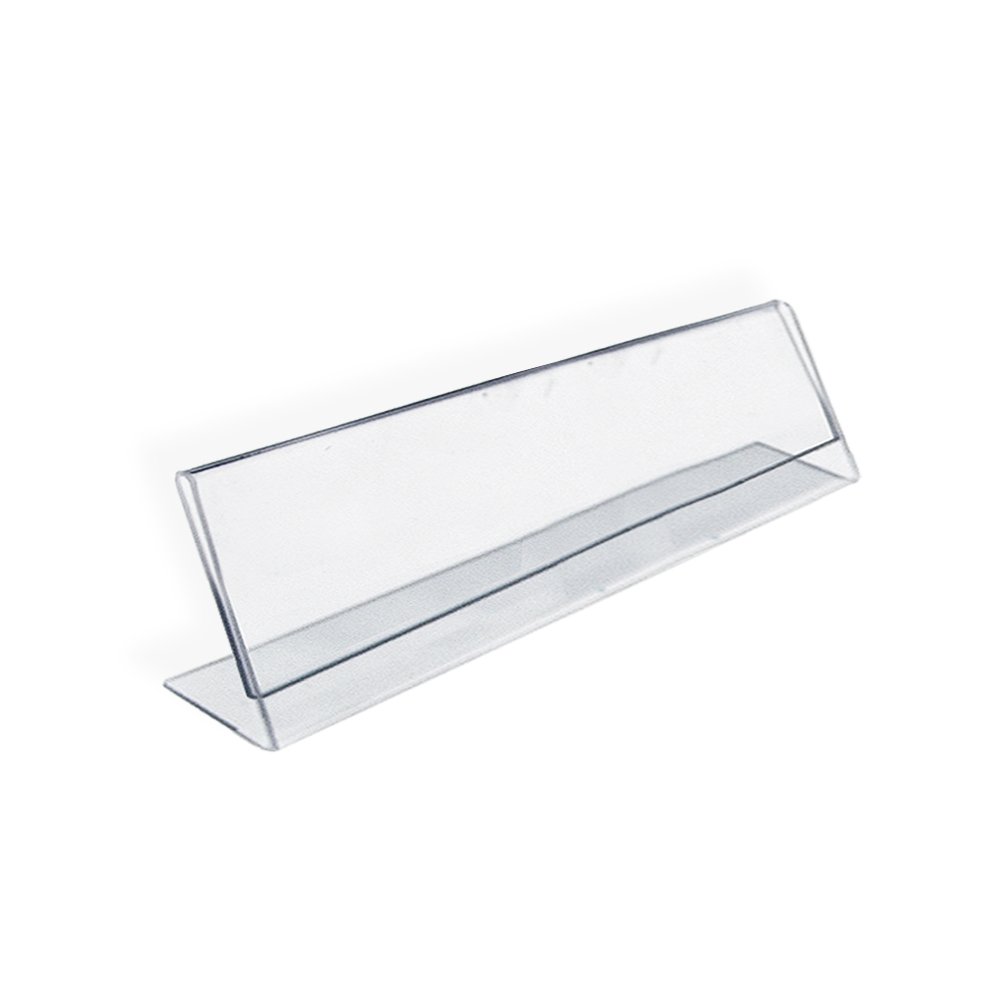 Azar 112703 Horizontal Name Plate Acrylic Sign Holder, 10 Count , New ...