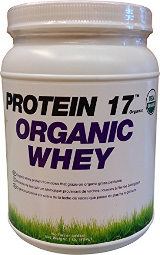 New Organic Whey Protein 17 Supplement Powder Delicious Natural 1 Pound ...