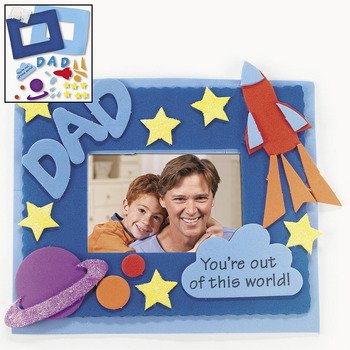 ⇏ Review ~12~ DAD Photo Frame Magnet Craft Kits ~Father's Day~new ...