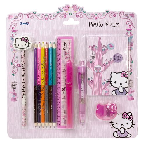 Trendhaus – Set de material escolar Hello Kitty (HKWO-7672) | Myblog's Blog