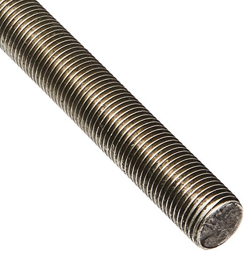 316 Stainless Steel Fully Threaded Rod, 1/2"-20 Thread Size, 12" Length ...