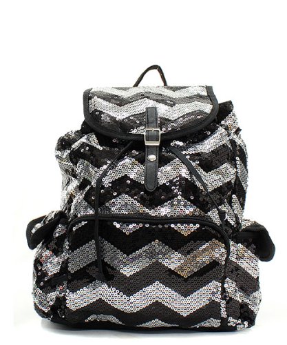best sparkly sequin chevron backpack - glitter reviews - Chevron ...