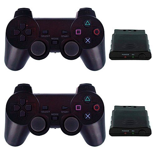 2 Wireless Dual Shock Game Gamepad Joystick Controller For Sony ...