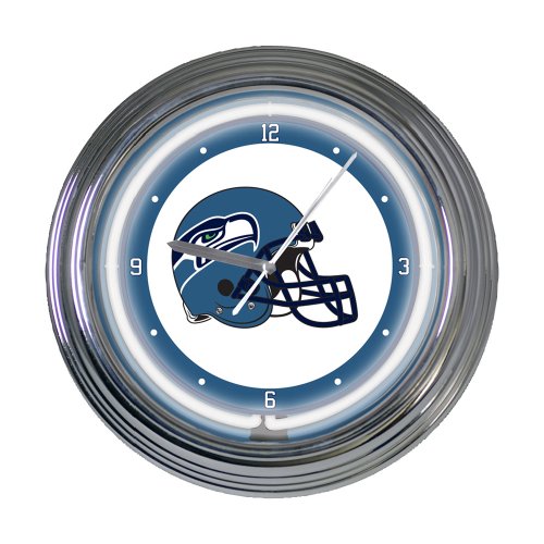 Seattle Seahawks Neon Wall Clock - FindGift.com