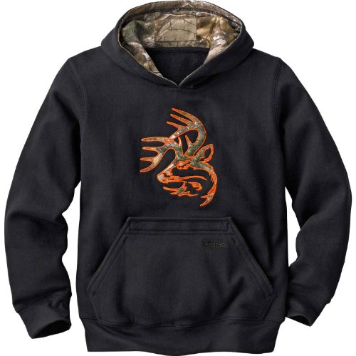 Legendary Whitetails Youth Textpac Realtree Xtra Camo Buck Hoodie Black ...