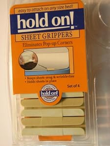Amazon.com: Set of 4 Sheet Grippers. Keeps Sheets Snug & Wrinkle-free ...
