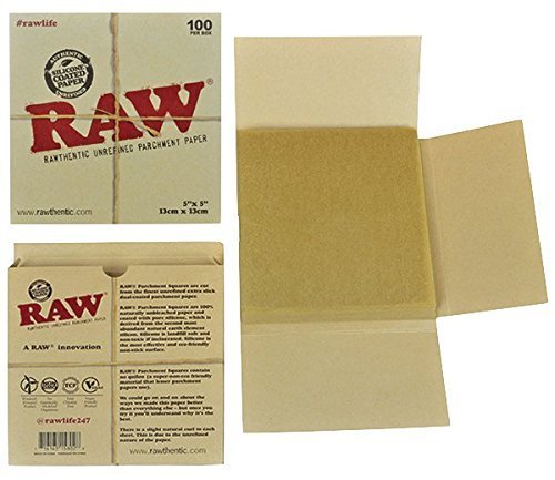 Price tracking for: RAW Unrefined Parchment Paper Squares 5 x 5 100 ...