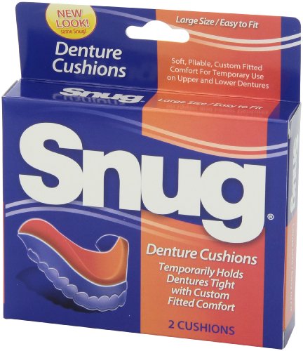 Snug Denture Cushions - Temporarily holds dentures tight with custom ...