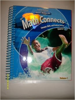 Math Connect Course 2 SC TE Vol. 1: glencoe mcgraw hill: 9780078804823 ...