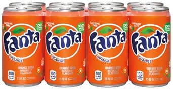 Amazon.com: Fanta Orange Mini-Can (8 Count, 7.5 Fl Oz Each): Prime Pantry