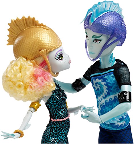 Купить Monster High Lagoona Blue and Gil Weber Wheel Love, Doll 2-Pack ...