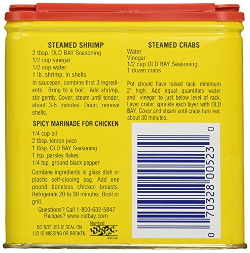 Old Bay Seasoning Can, 6 oz. Food, Beverages Tobacco Food Items ...