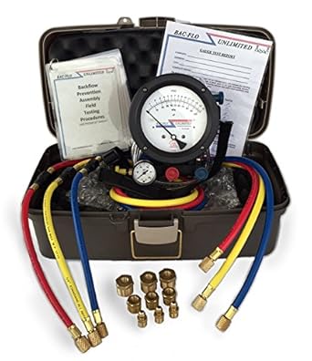 Amazon.com: BAC-FLO-5 Backflow Gauge Test Kit (5-valve): Industrial ...