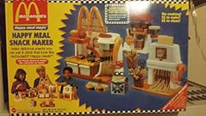 Amazon.com: Mcdonald's Happy Meals Snack Maker set: Toys & Games