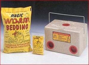 Amazon.com : Magic Bait 1000 Worm Farm with Bedding and Food Storage ...