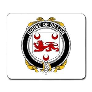 Amazon.com : DILLON Family Crest Coat of Arms Mouse Pad : Office Products