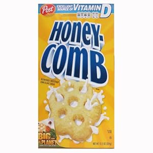 Amazon.com: Post Honeycomb Cereal, 12.5-Ounce Boxes (Pack of 4): Kids ...
