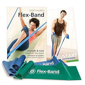 Amazon.com : STOTT PILATES Flex-Band Two-Pack : Pilates Flexbands ...