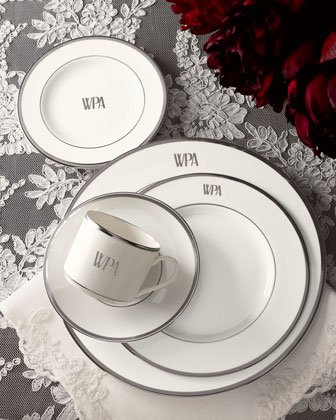 Five-Piece Monogrammed Dinnerware Place Setting | saledinnersetware