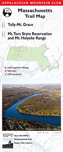 AMC Map: Massachusetts Trail Map: Tully-Mt. Tom State Reservation, and ...