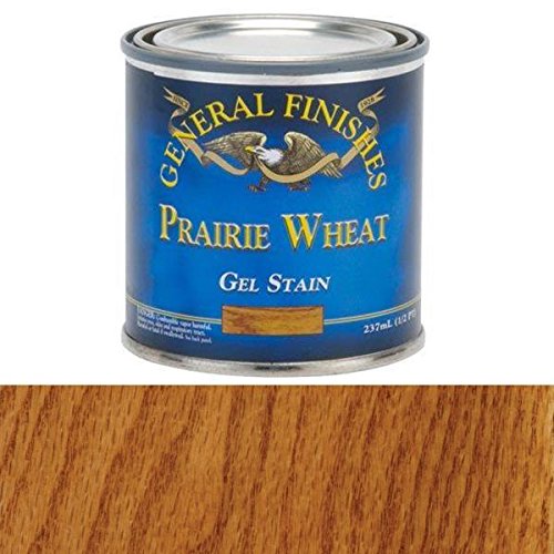 General Finishes Oil Base Gel Stain, 1/2 Pint, Prairie Wheat - Want It All