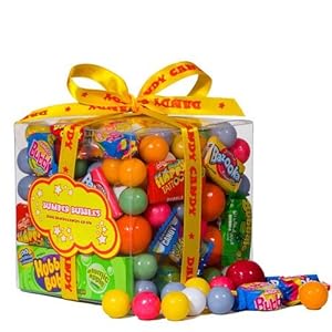 Amazon.com : Dandy Candy Bubble Gum Sweets Selection Gift Cube ...