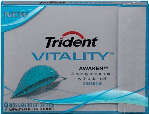Trident Vitality Gum UPC & Barcode | Buycott