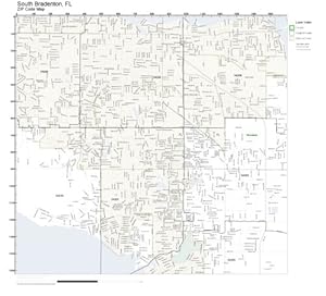 Bradenton Florida Zip Code Map - Map